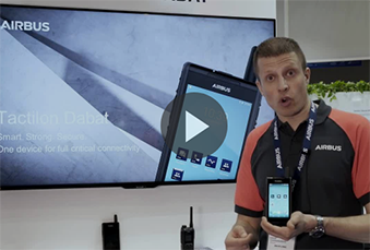 Tactilon Dabat hybrid device - a smartphone and TETRA radio in one